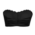 Xijirk Women Wireless Bra Edge Design Detachable Pad Front Closure ...