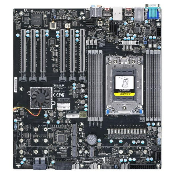 *NEW* Supermicro M12SWA-TF Motherboard E-ATX - AMD Ryzen Threadripper ...