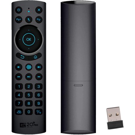 Usb Wireless Voice Control Induction Backlight Air Remote Mouse With ...