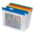 Buddy Products 4-Pocket Wall File with Supplies Organizer, Black ...