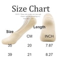 3 Pair No Show Socks Women Low Cut Ankle Socks Non Slip Flat Boat Line ...
