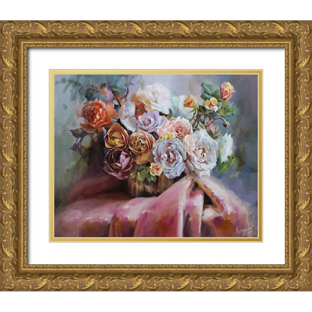 Rogozina, Svetlana 18x15 Gold Ornate Wood Framed with Double Matting ...