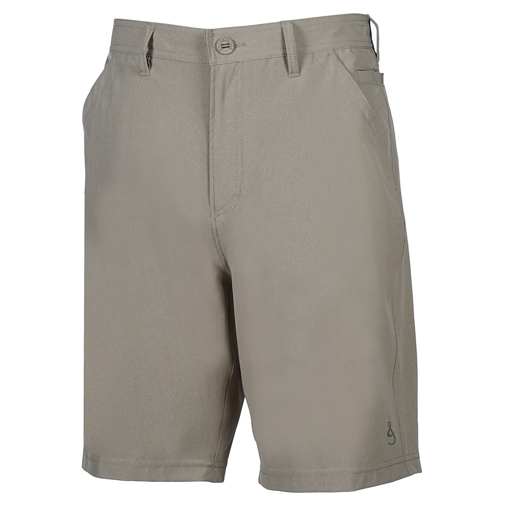 Hook & Tackle Men's Hi-Tide 4-Way Stretch Short Khaki 32 - Walmart.com