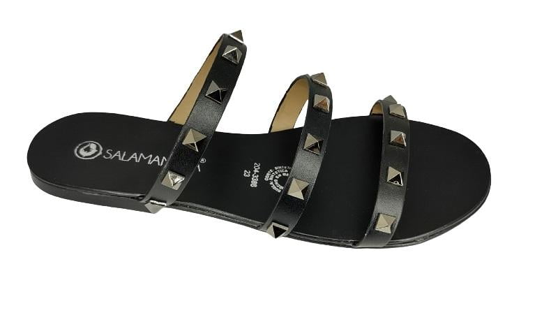 Calzado de ADULTO tipo SANDALIA color NEGRO BORREGO Salamandra 204-3386 ...