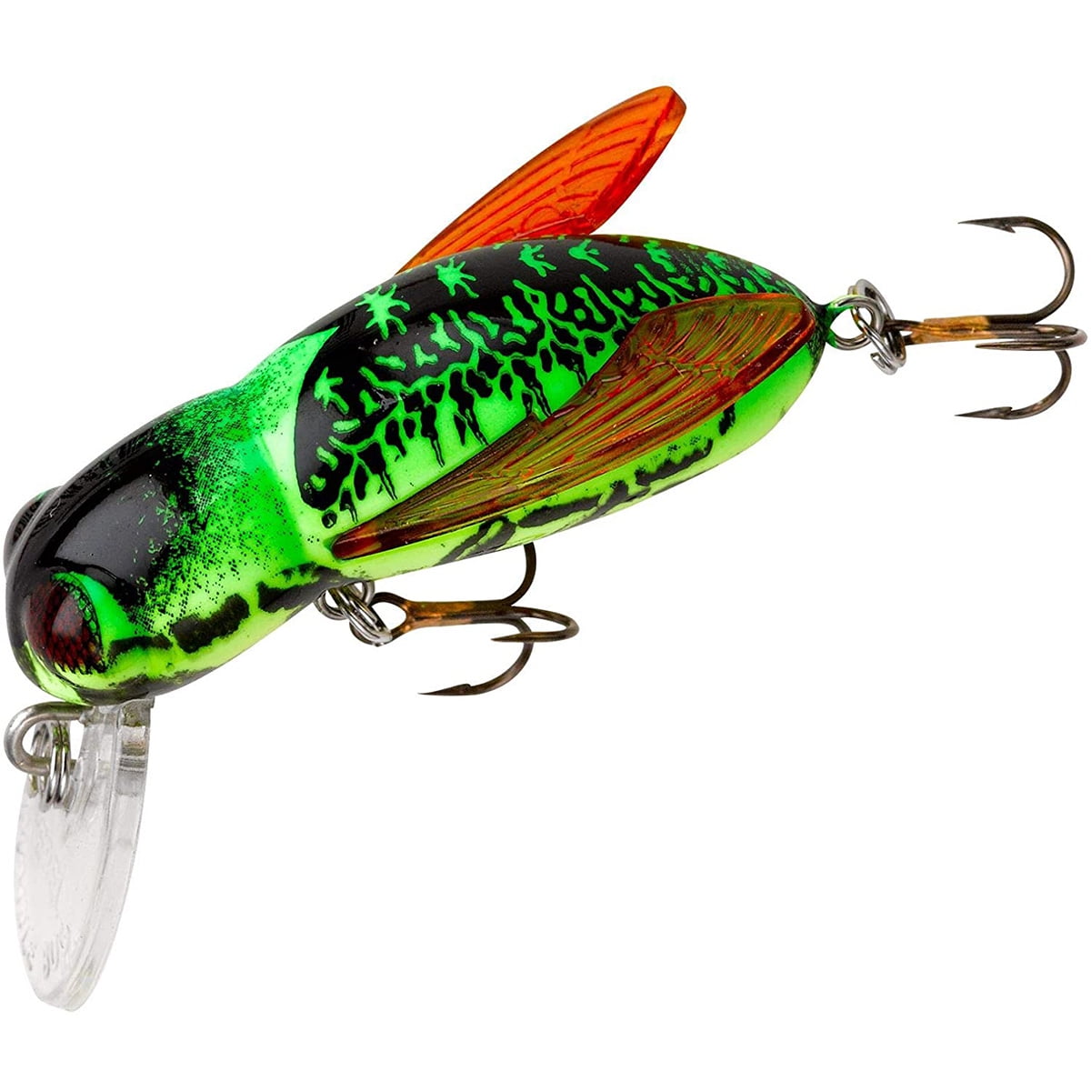 Rebel Bumble Bug Fishing Lure Hard bait Fire Bug 1 1/2 in 7/64 oz ...