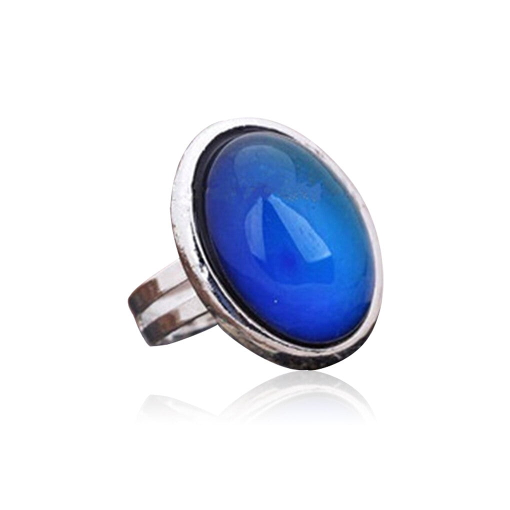 Wrea Mood Rings Color Change Adjustable Temperature Emotion Feeling ...