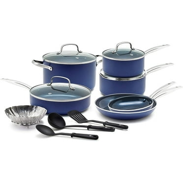 Blue Diamond Cookware Set, 20-Piece - Walmart.com