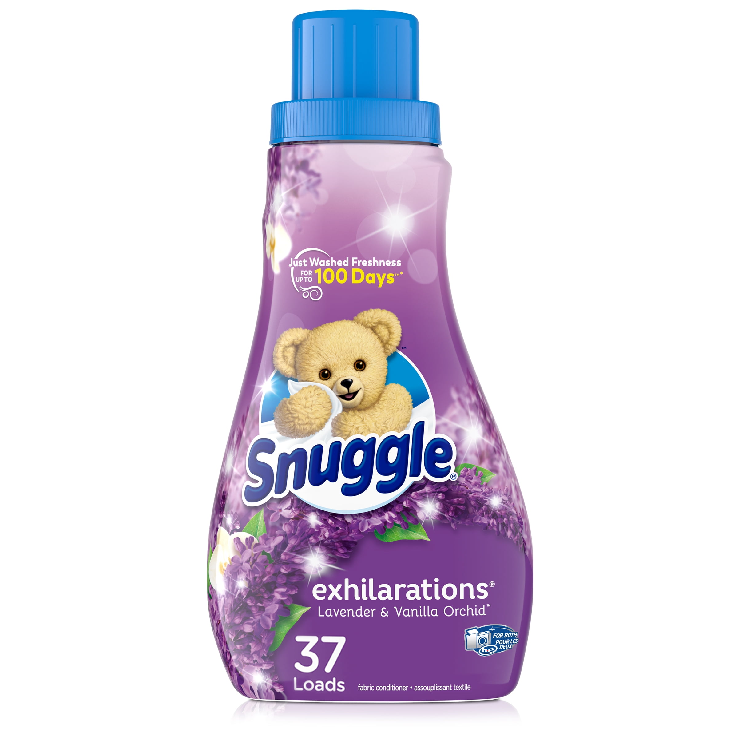 Snuggle Exhilarations Liquid Fabric Softener, Lavender & Vanilla Orchid ...