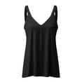 Quealent Women Tank Tops Womens Summer Basic Sleeveless V Neck Casual