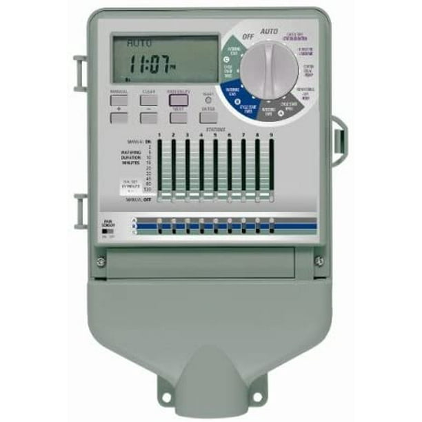 Orbit 57008 9 Station Slide Switch Sprinkler System With Control Timer