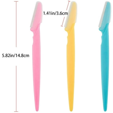 Eyebrow Razors, Dermaplane Razor for Women Face Multipurpose ...