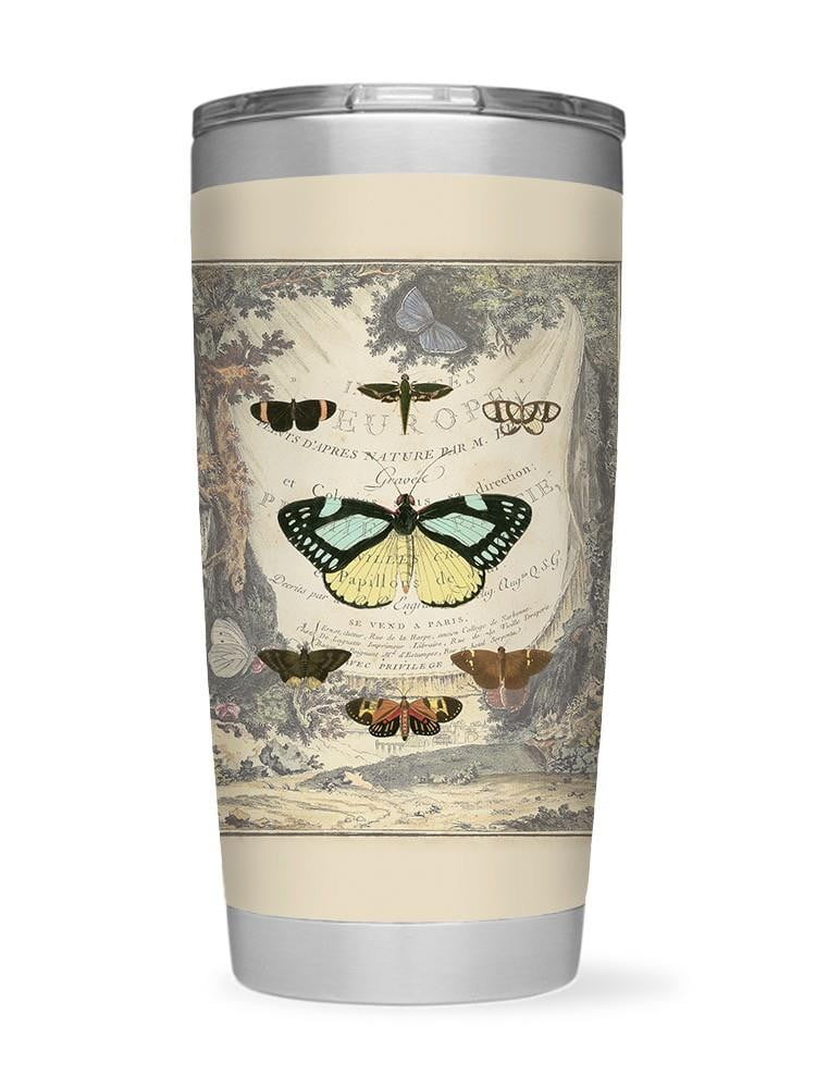 World Art Group Vintage Butterfly Bookplate Tumbler -Vision Studio ...