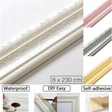 3D Self\-Adhesive Waterproof Pattern Wallpaper Border Wall Decor PVC ...