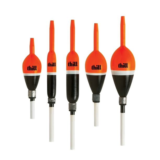 Thill Premium Weighted 5 Pack Assorted Sizes Slip Floats - Walmart.com