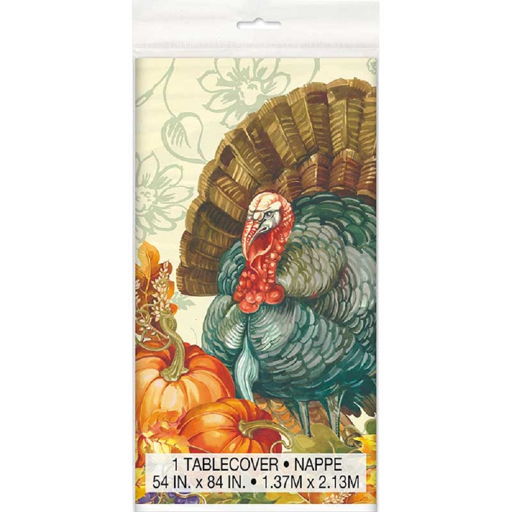Traditional Thanksgiving Turkey 1 Tablecover 54 x 84 - Walmart.com