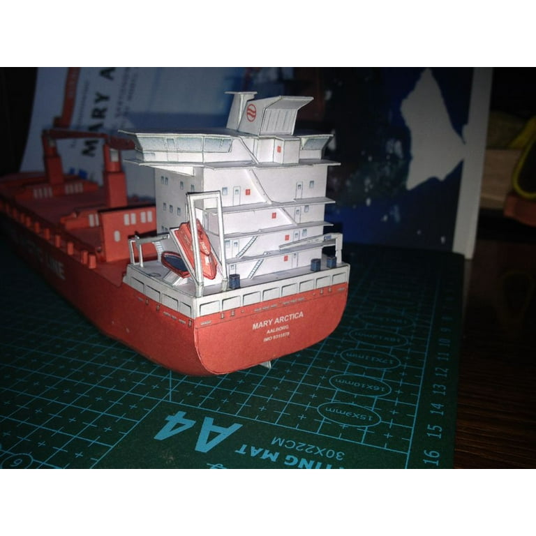 1:400 Ship Paper Model Danish Container Ship Mary Arctica, 41% OFF