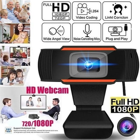 HD Webcam Web Camera Cam Digital Video Webcamera with Microphone Clip ...