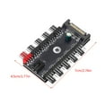 4Pin PWM Cooling Fan HUBs Splitters Fan Regulator for PC Case Efficient ...