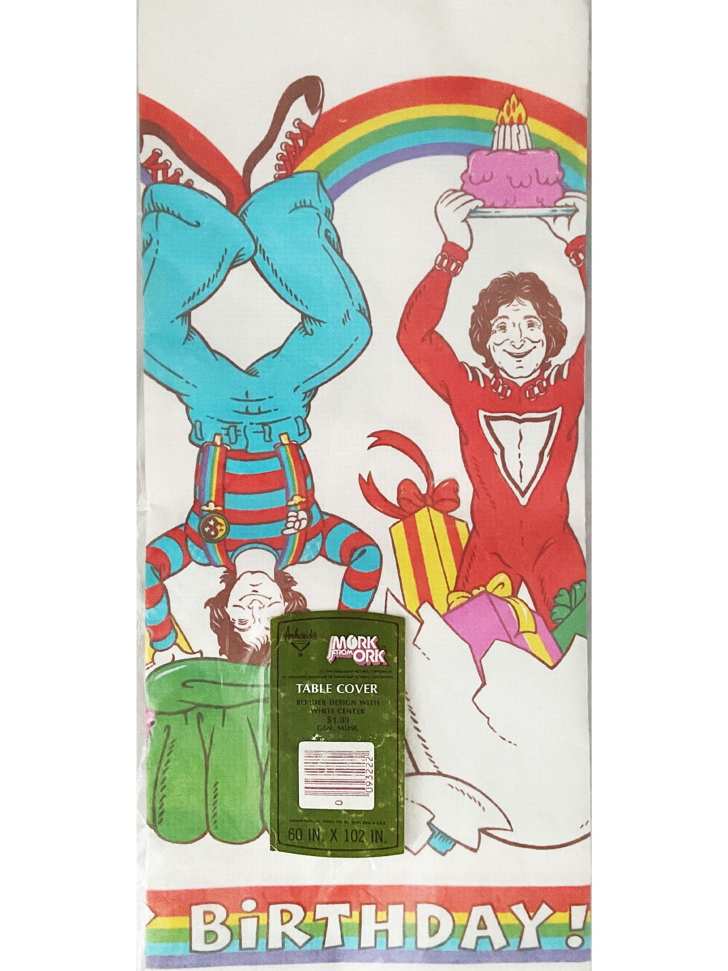 Mork And Mindy 'Mork From Ork' 1979 Vintage Paper Tablecover (1ct ...