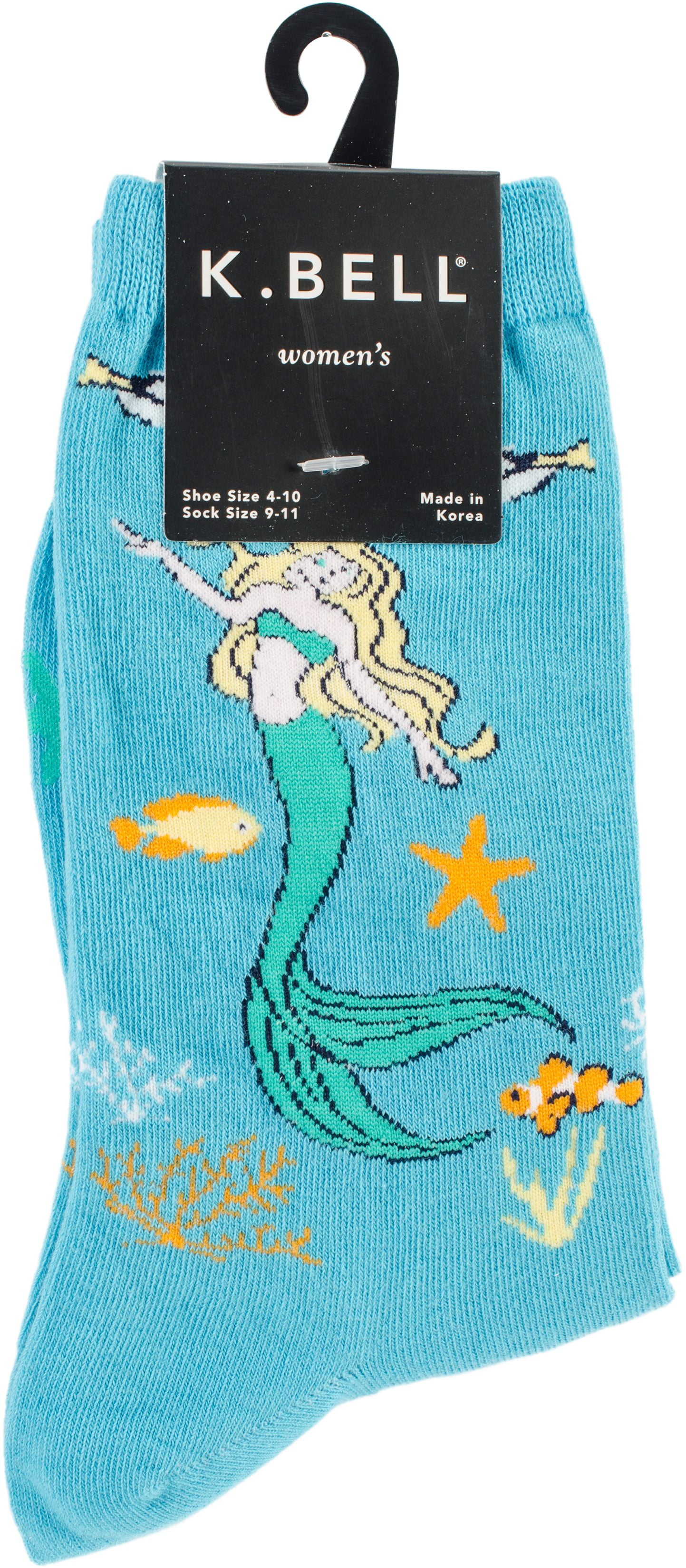 Novelty Crew Socks - Mystical Mermaid - Walmart.com