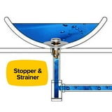 Free Shipping! Mer-Maid Universal Sink Stopper, 2-in-1 Drain Solution ...