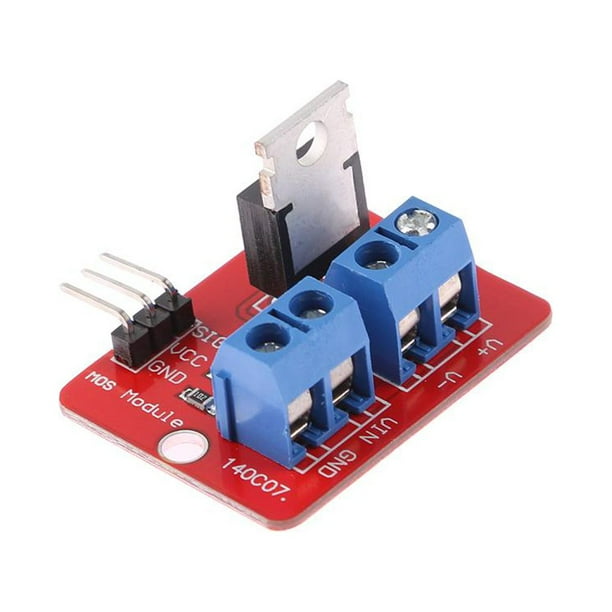 0-24V Top Mosfet Button IRF520 MOS Driver Module para Arduino MCU ARM ...