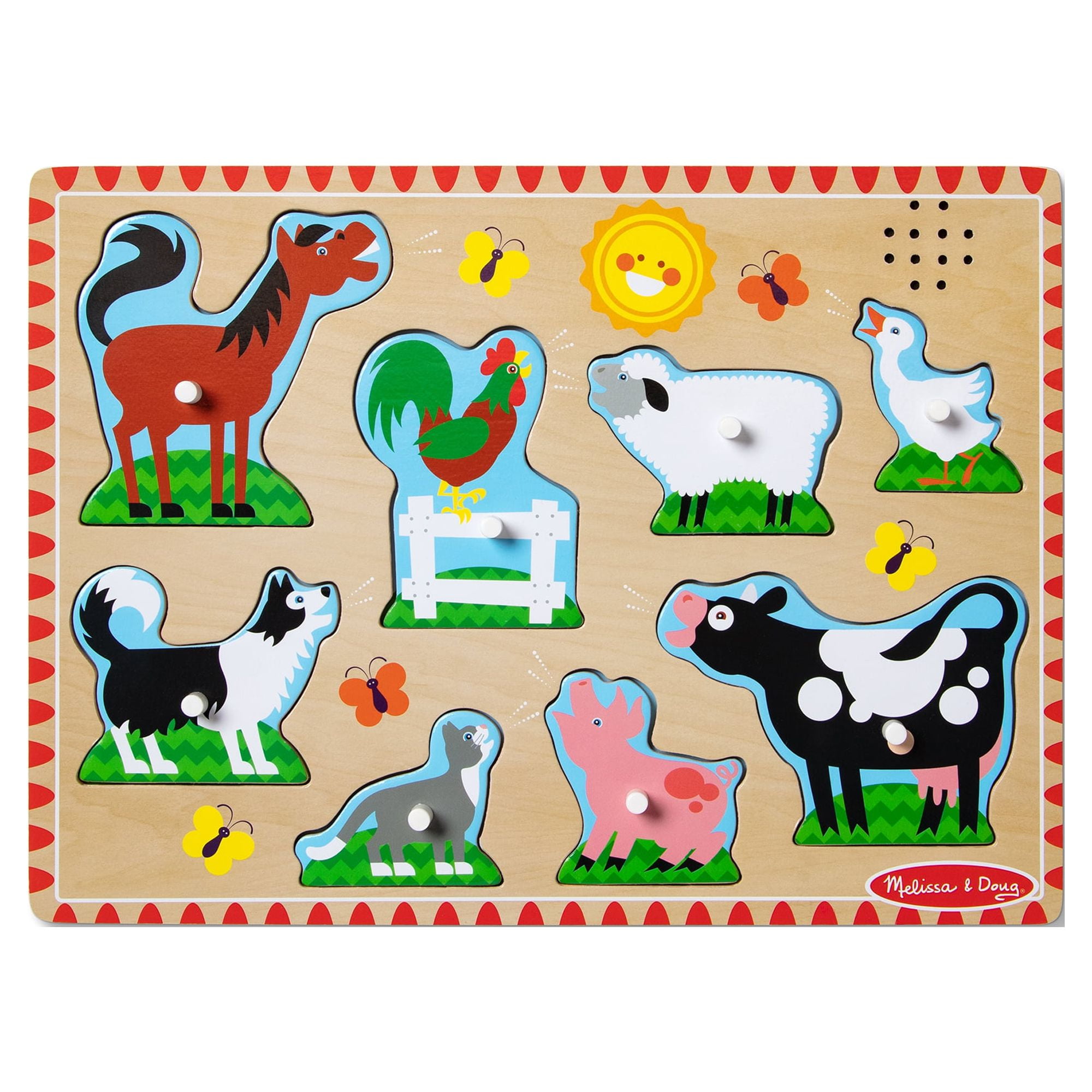 Click here for Melissa & Doug Farm Animals Sound Puzzle - Wooden... prices