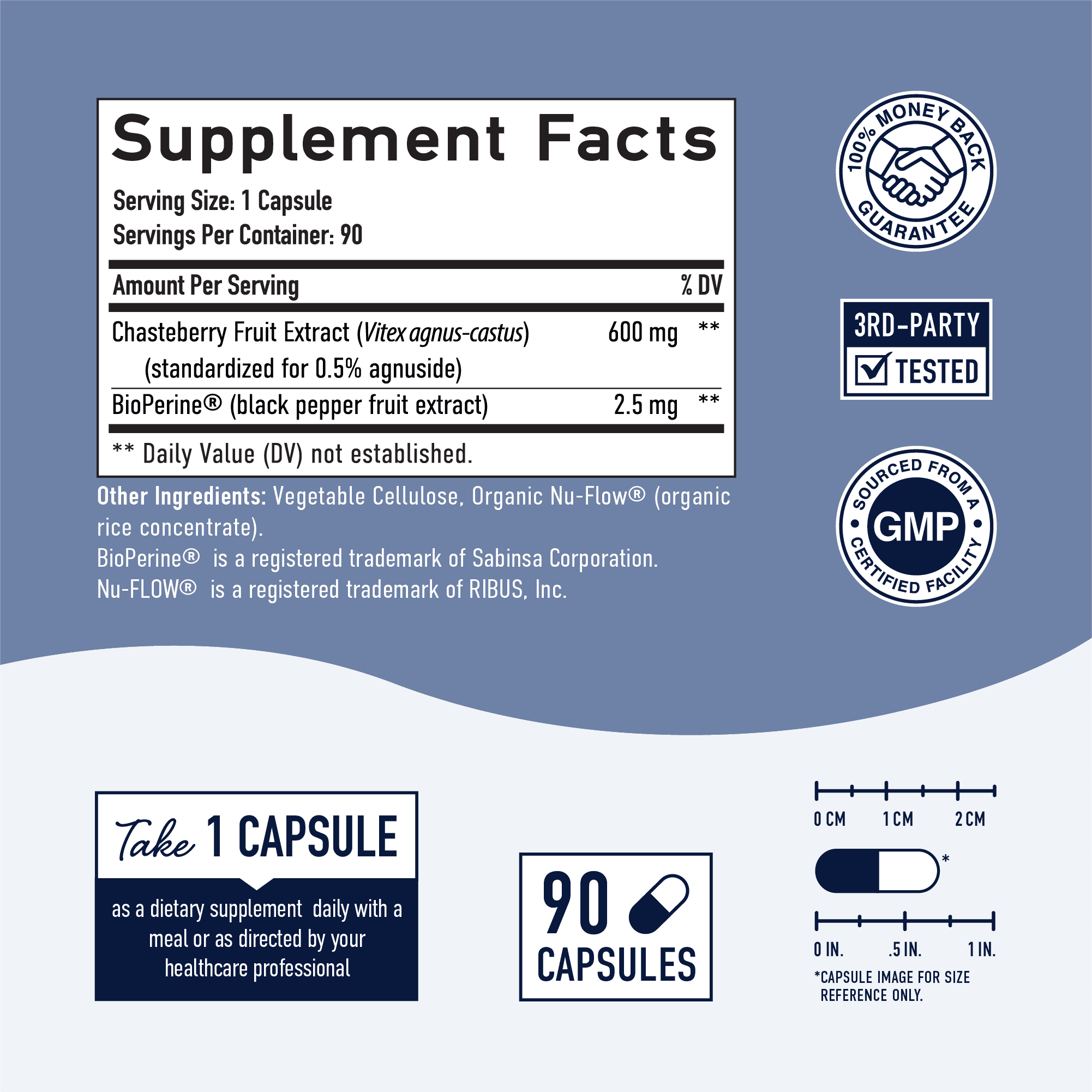 Buy Vitex Chasteberry Capsules 600mg - Menopause & PMS Relief Women's ... Buy Vitex Chasteberry Capsules 600mg - Menopause & PMS Relief Women's ...