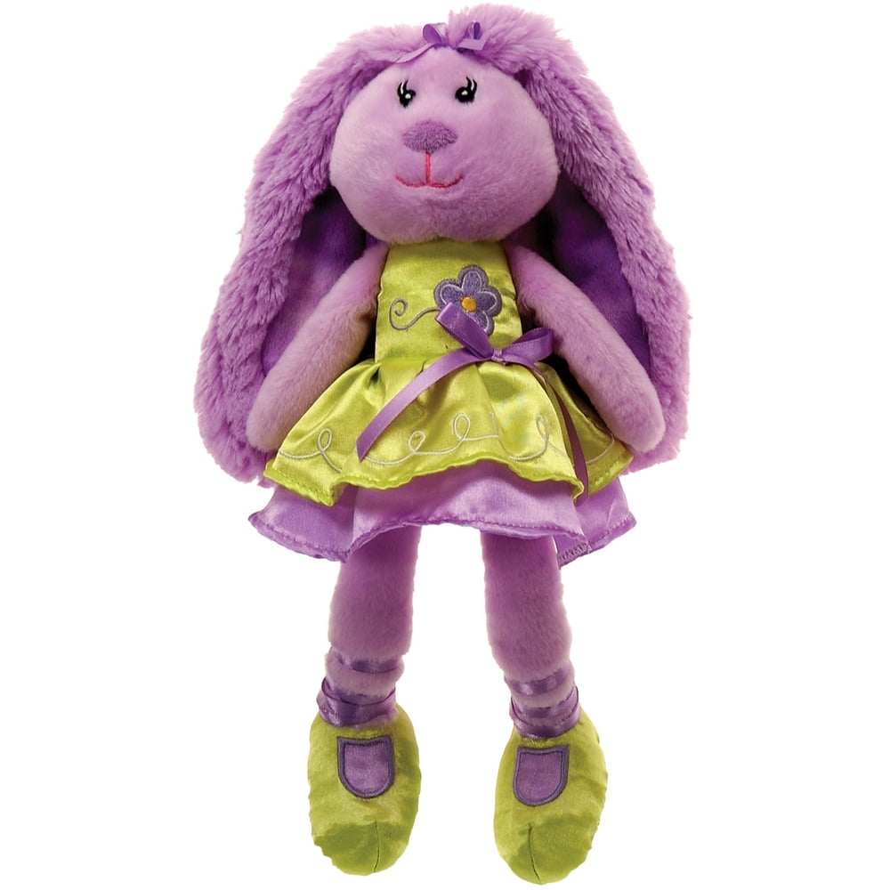 Fiesta Soft Ballerina Bunny Assorted 12" Plush Animal Multicolored ...