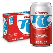 RC Cola Cherry Soda Pop, 12 fl oz, 12 Pack Cans - Walmart.com