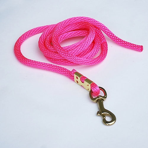 Triple E 3/8in x 7ft Mini Poly Rope Lead Pink - Walmart.com
