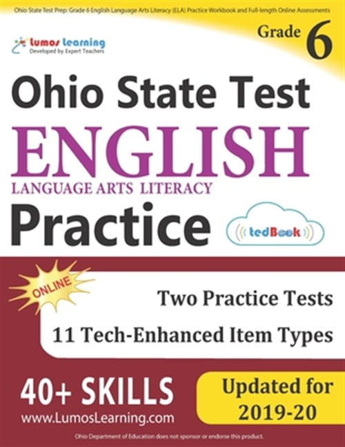 Pre-Owned Ost by Lumos Learning: Ohio State Test Prep: Grade 6 English ...