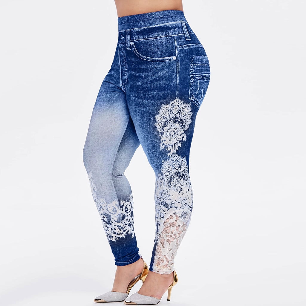 Click here for Qertyioot Plus Size Womens Printed Yoga Fitness Le... prices