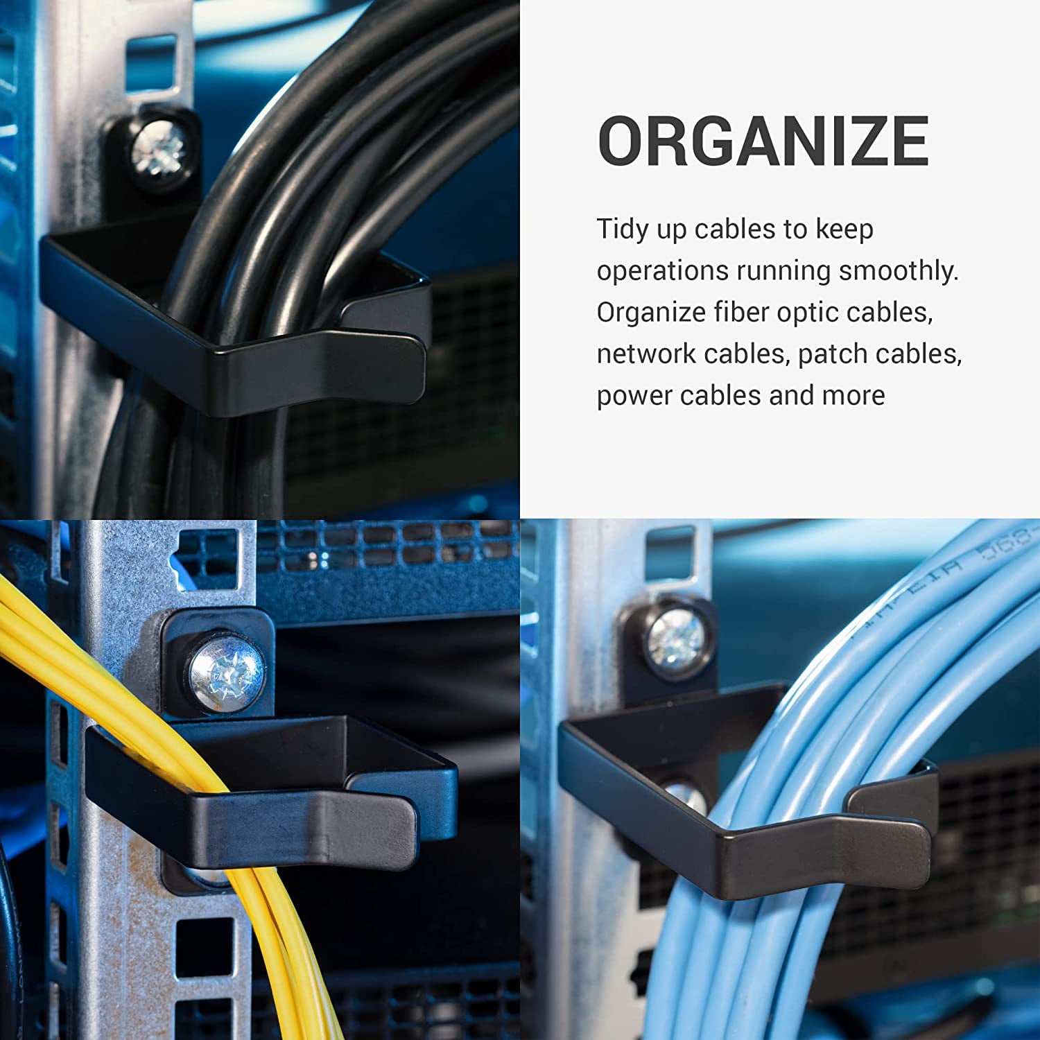 Server Rack Power Cable Management