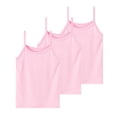 BRGZLK 3 Pack Girls Tank Top Solid Color Round Neck Lightweight ...