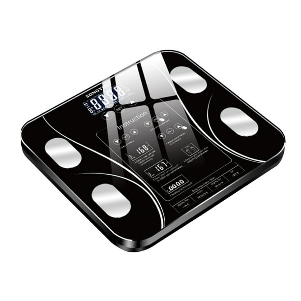 Yeacher Body Fat Scales Intelligent Electronic Weight Scale High Digital BMI Scale Water Mass ...