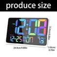 Large Digital Wall Clock with Big LED Display,Remote Control,Duals ...