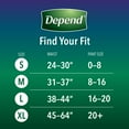 Depend Night Defense Women's Incontinence Underwear, Overnight, Large ...