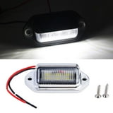 HPDL 1/2x 6 LED License Plate Tag Light Lamp For Truck SUV Universal ...