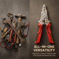 14-in-1 Wire Stripper and Cutter with Voltage Tester, Heavy Duty Pliers ...