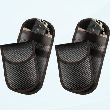 Faraday Key Fob Protector - 2 Pack Mini Anti-Theft Case, RFID Signal ...