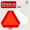 SICOL PLUS Slow Moving Vehicle Sign Adhesive Triangle Sticker Diamond ...