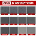 24 Pcs Sanding Sponge 3000 Grit, Washable & Reusable Sanding Blocks for ...