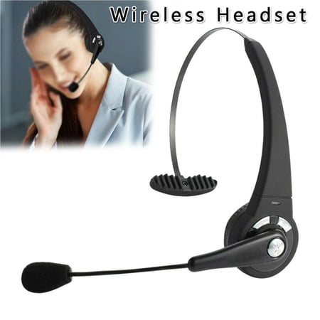 fashionhome Wireless Headset Truck Driver Noise Cancelling Over-Head ...
