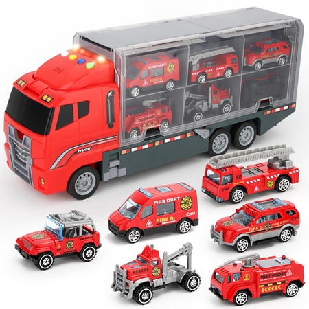 Transport Carrier Truck Toys Vehicles Toy Car Set Durable Toy Car ...