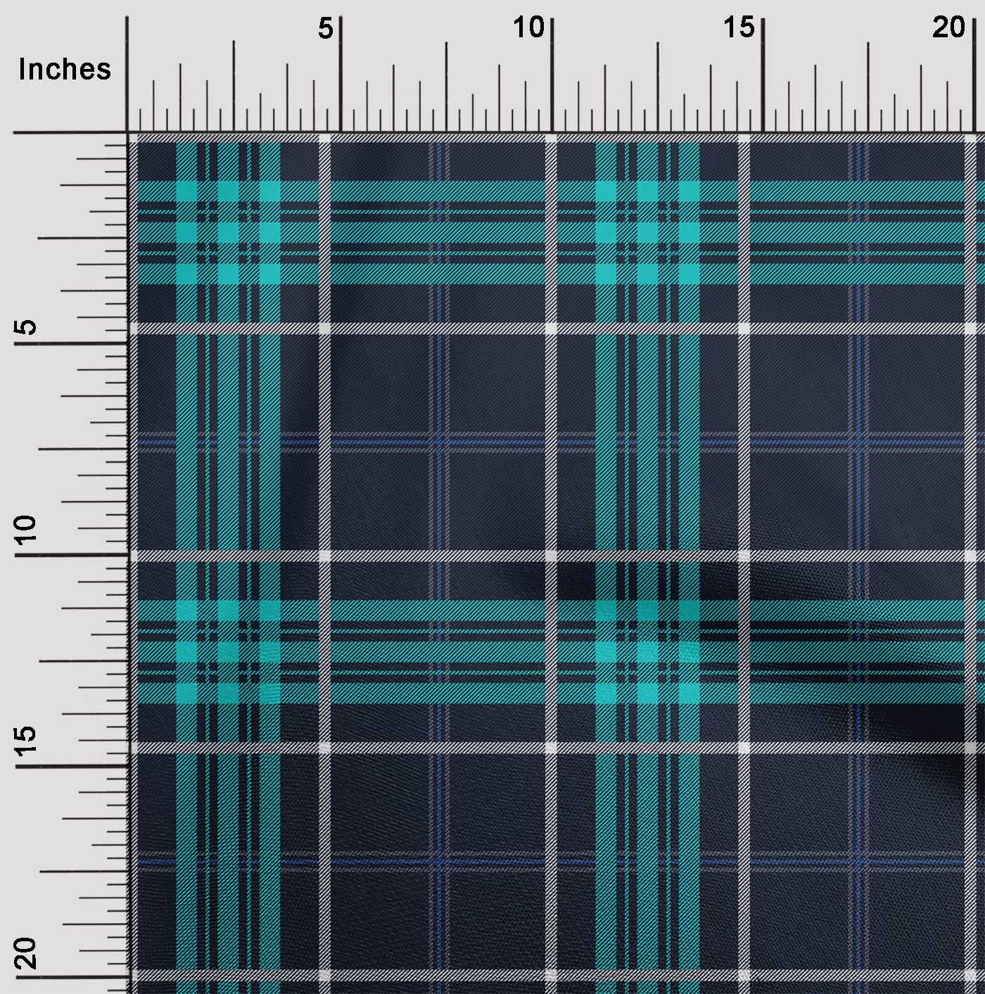 oneOone Silk Tabby Fabric Tartan Check Print Fabric By Yard 42 Inch ...