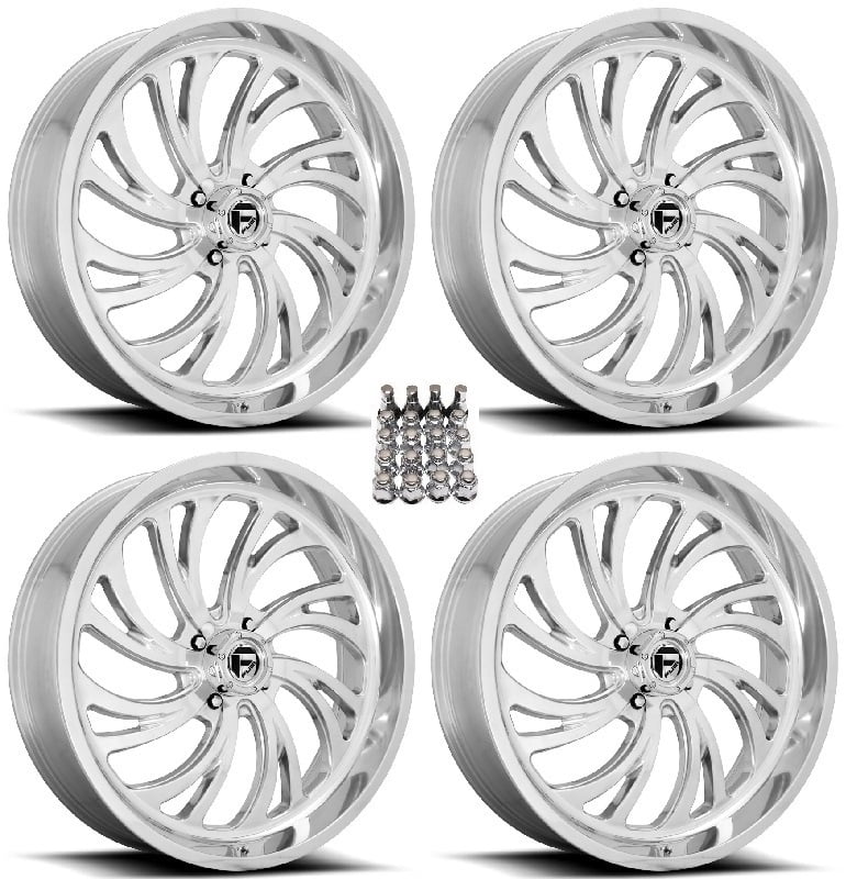 Fuel Kompressor ATV Wheels Polished 24" Sportsman RZR Ranger - Walmart.com