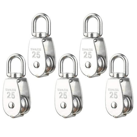 M25 304 Stainless Steel Single Pulley, 25MM Single Pulley Sheave ...