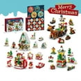 Advent Calendar Kids With Christmas Building Blocks Diy Set Blind Box ...