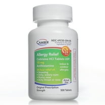 Camber Consumer Care Non-Drowsy Antihistamine Cetirizine HCI 10mg ...